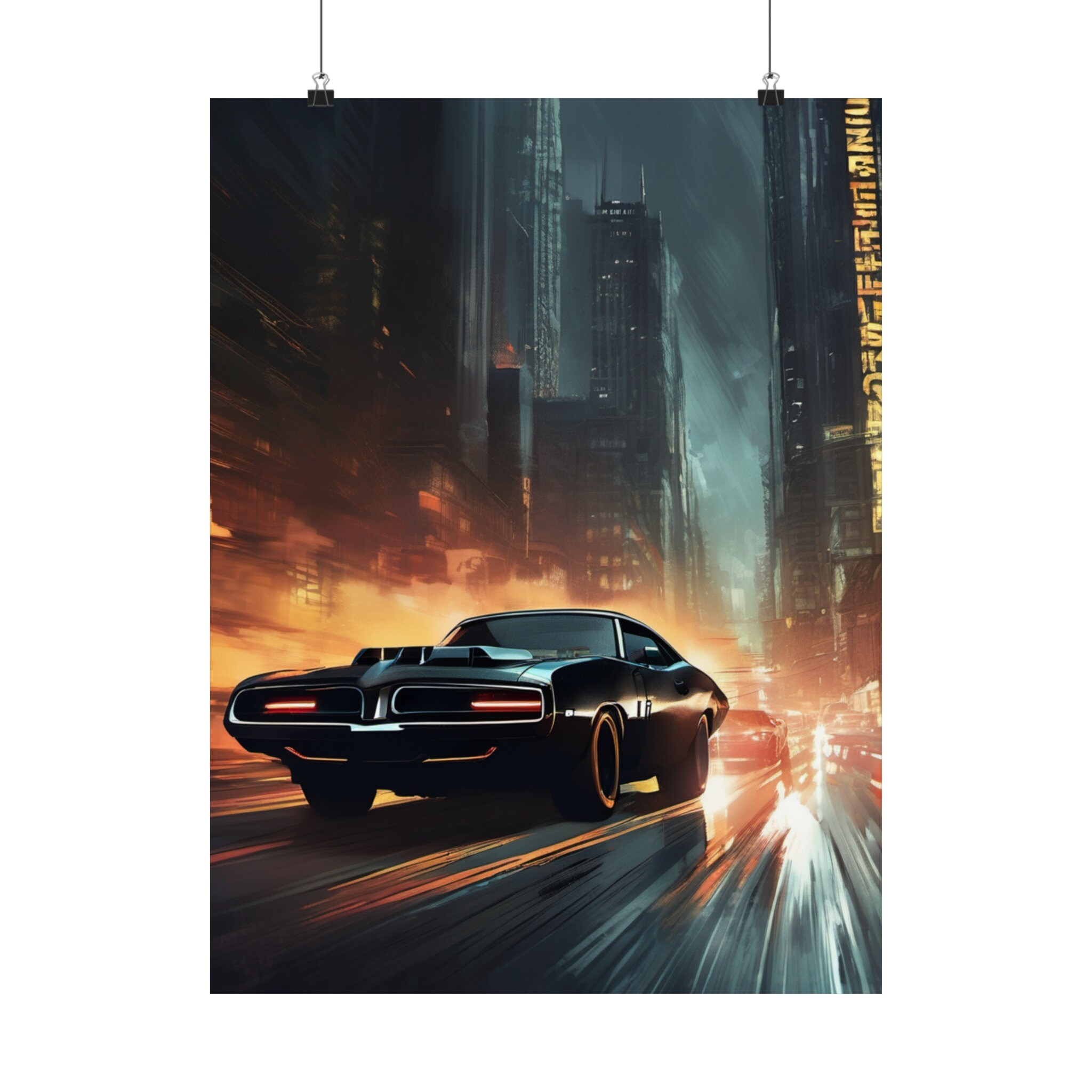 Hellcat Challenger Poster - Etsy