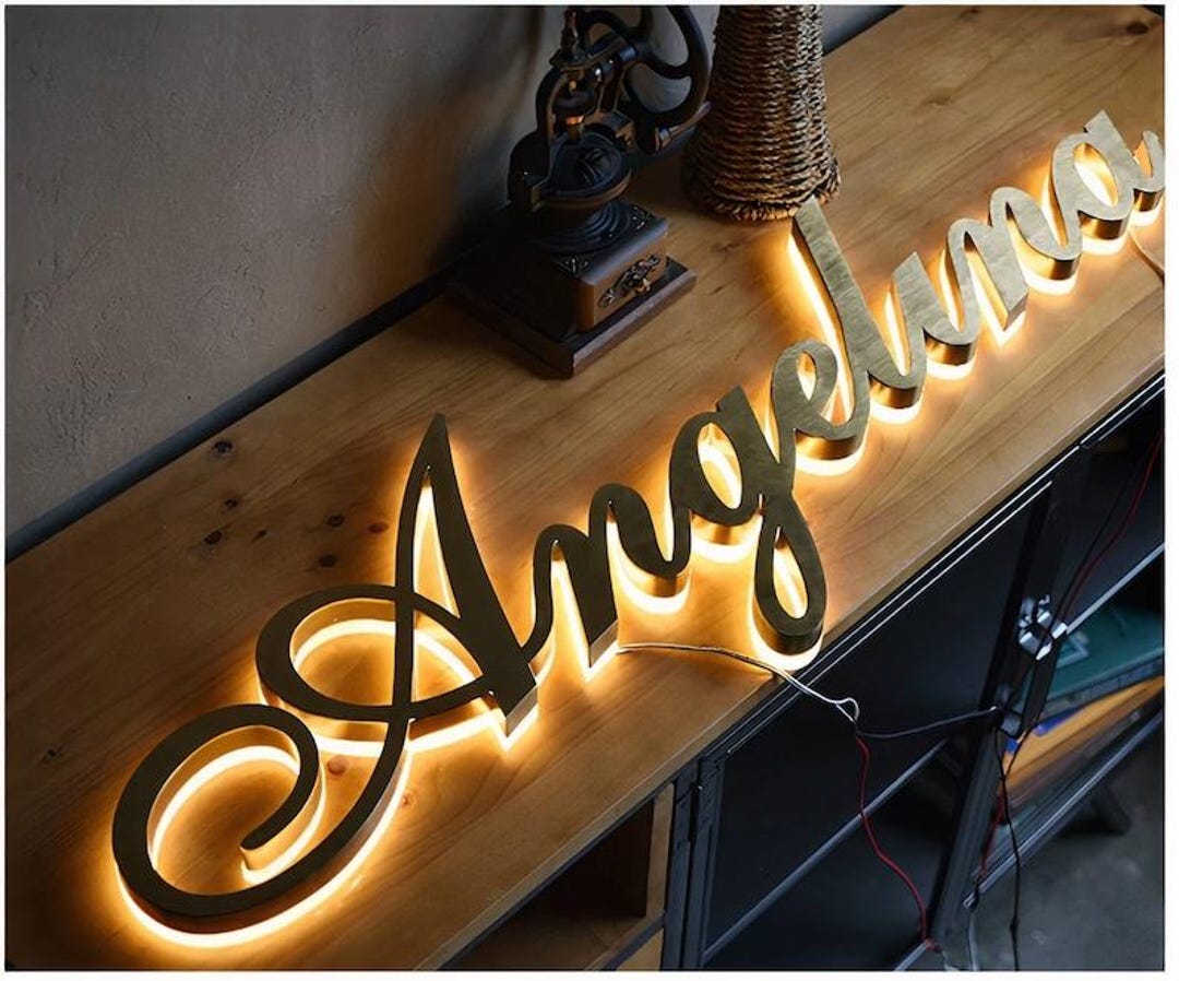 Logo Sign Custom Shop Sign Salon Sign Wall Sign Custom 3D Business Sign ...