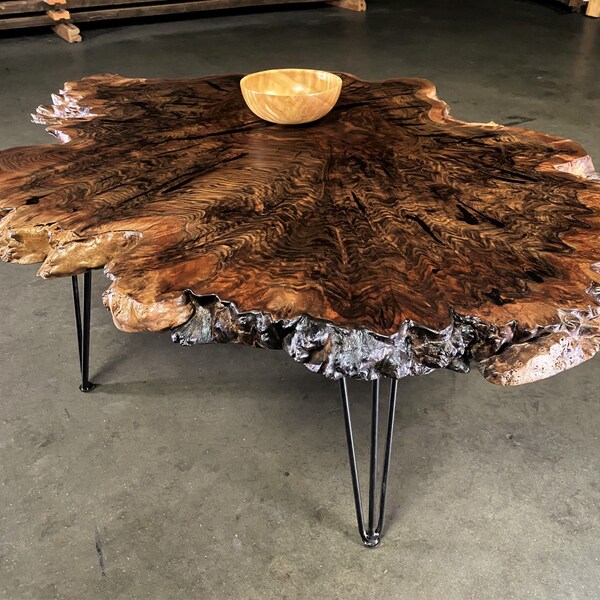 Wood Slab Coffee Table - Etsy