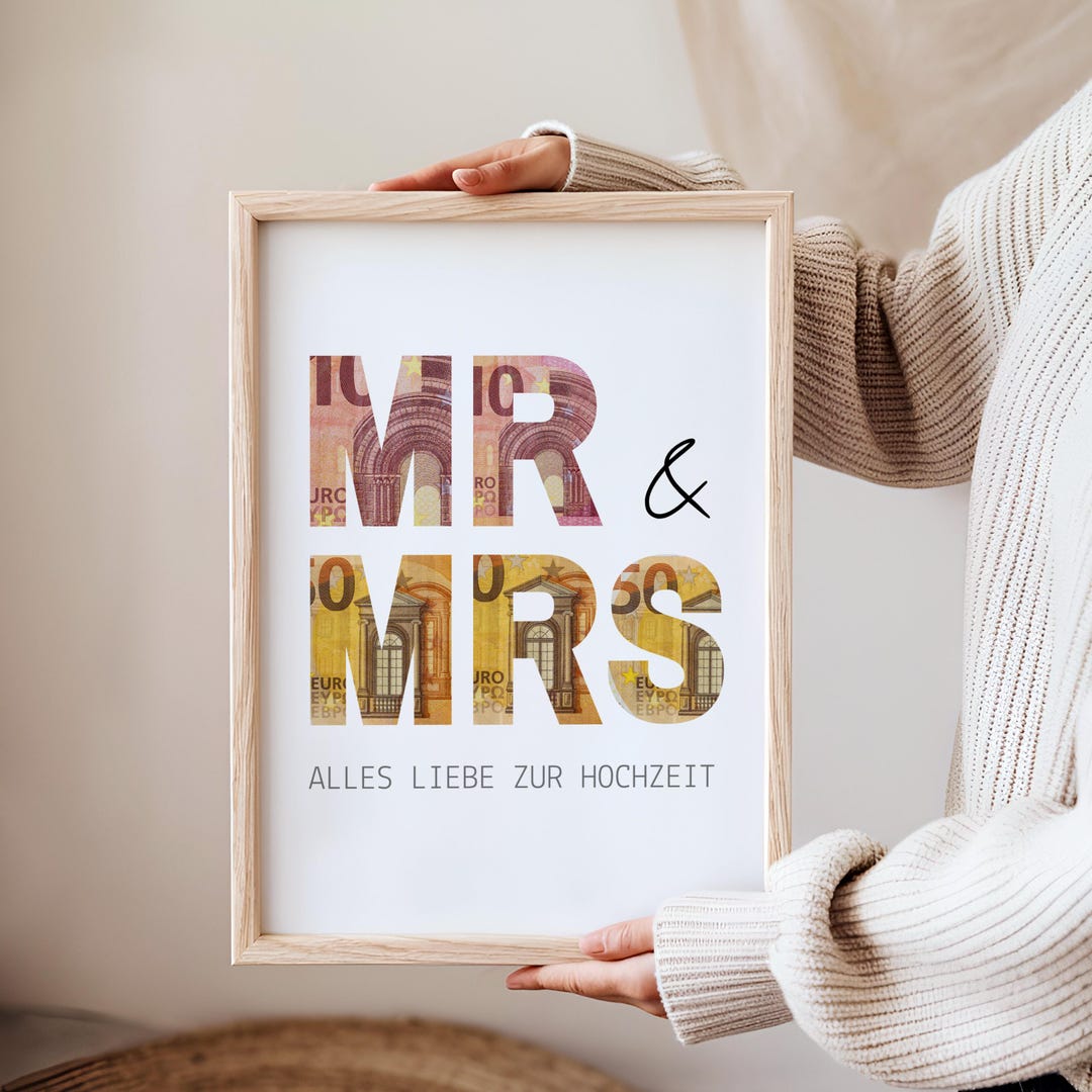 Mr Mrs Geldgeschenk