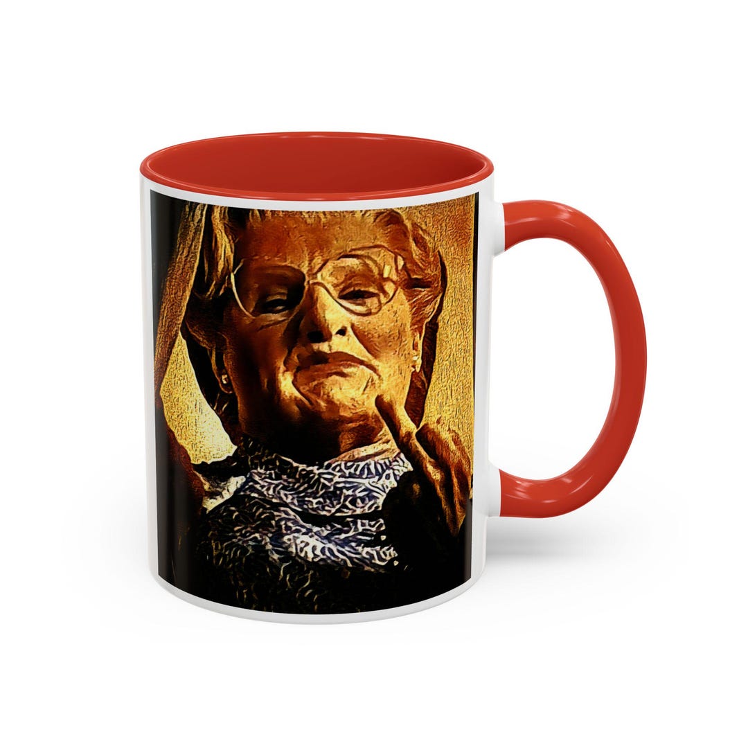 Ms. Doubtfire Middle Finger Coffee Mug, Funny Robin Williams Ceramic ...