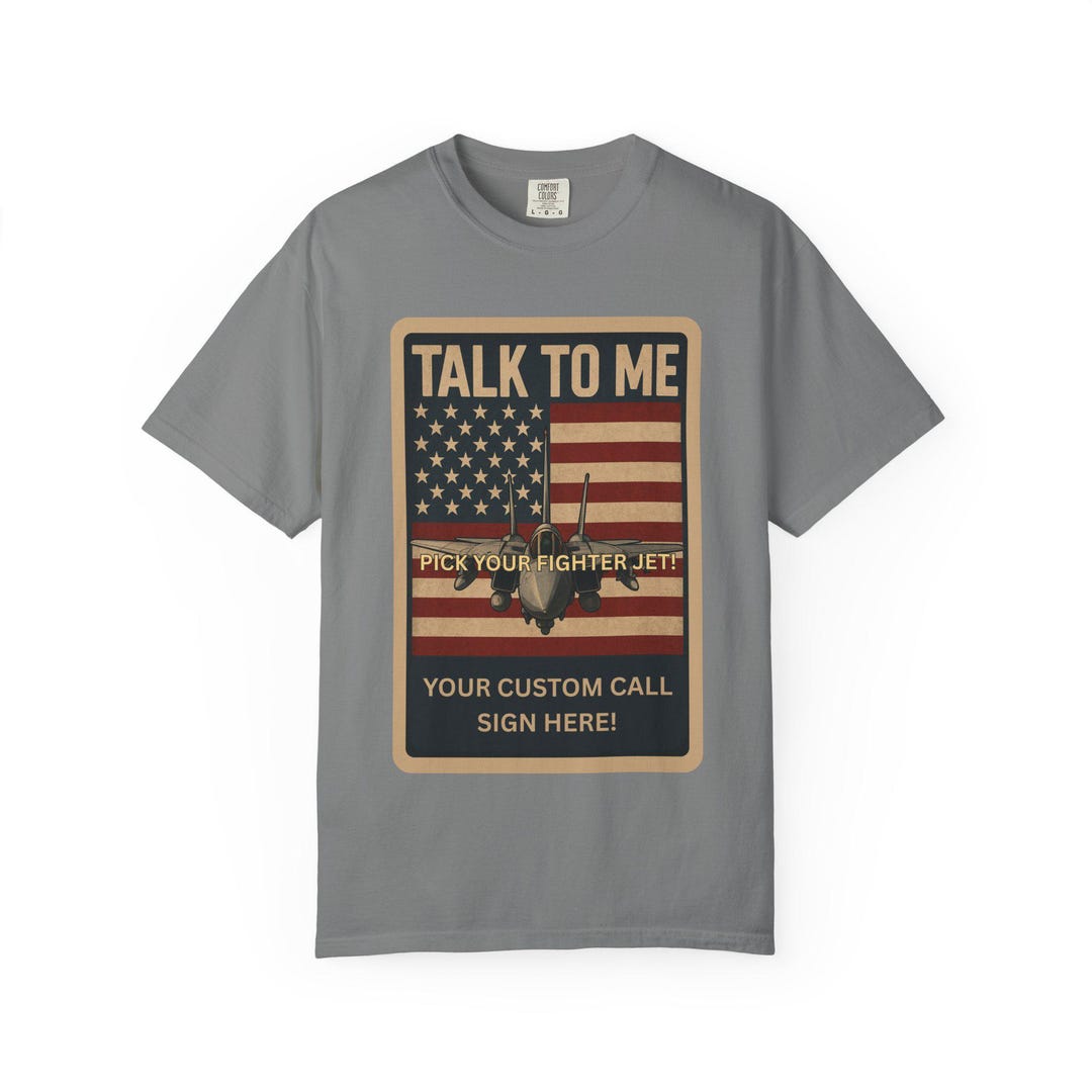 Custom Fighter Jet and Call Sign T-shirt, Personalized Military Service ...