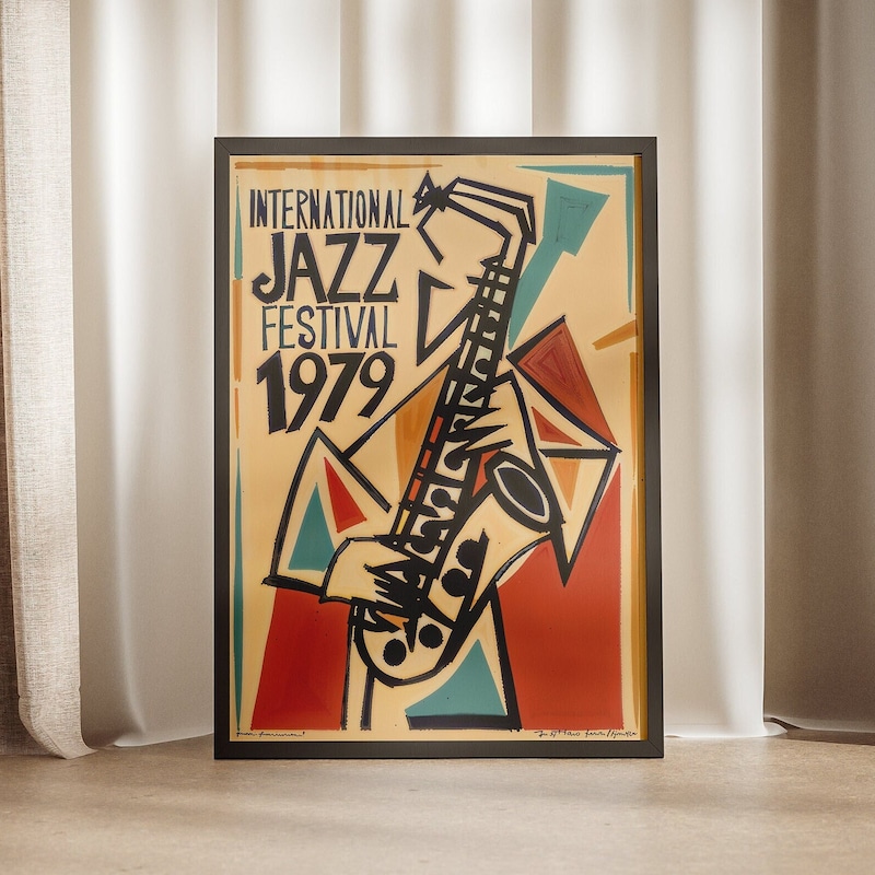 Vintage Jazz Poster - Etsy