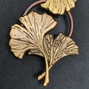 Ginkgo Biloba Leaf Enamel Pin - Etsy
