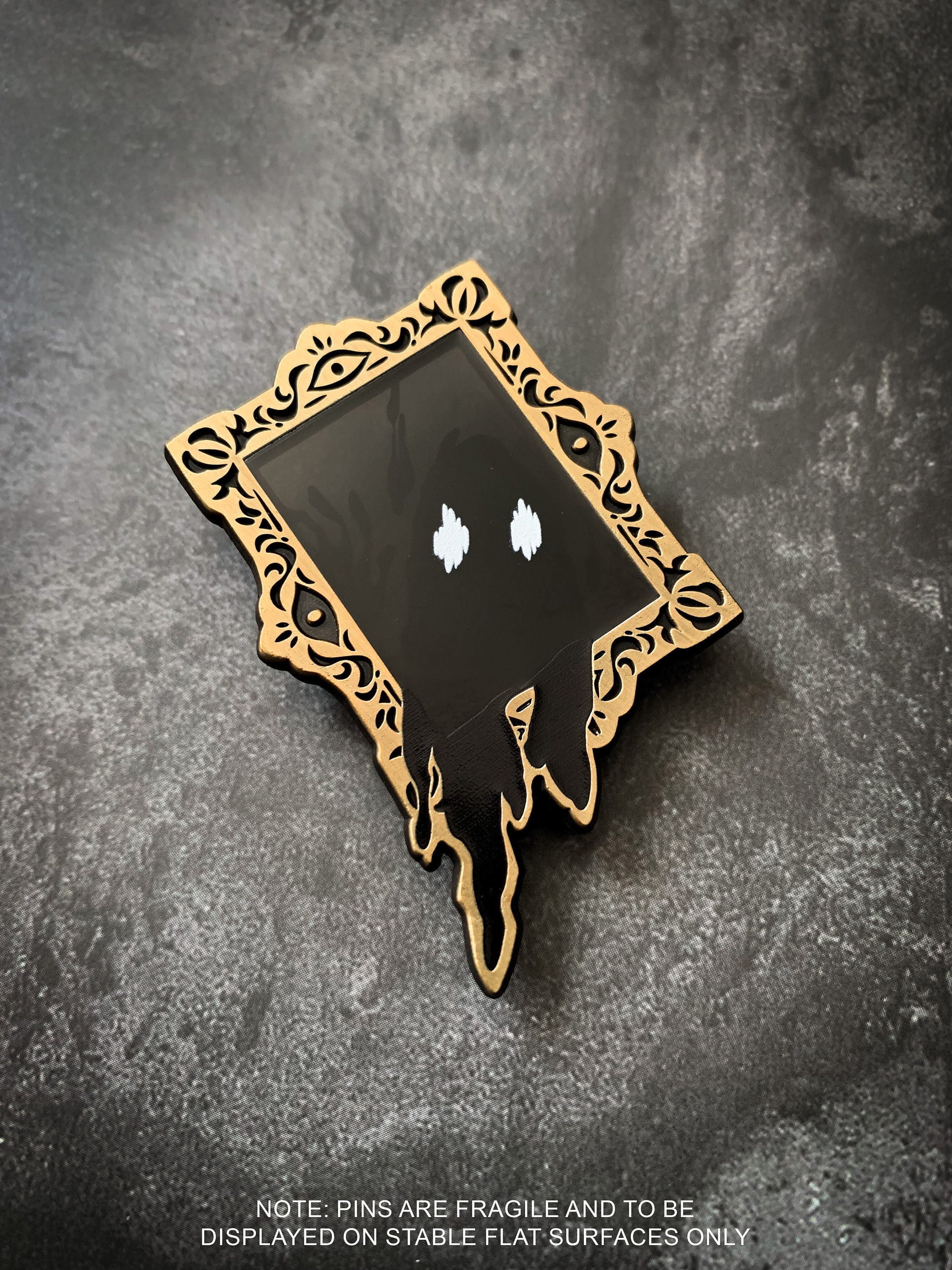 Haunted Portraits Enamel Pin - Etsy
