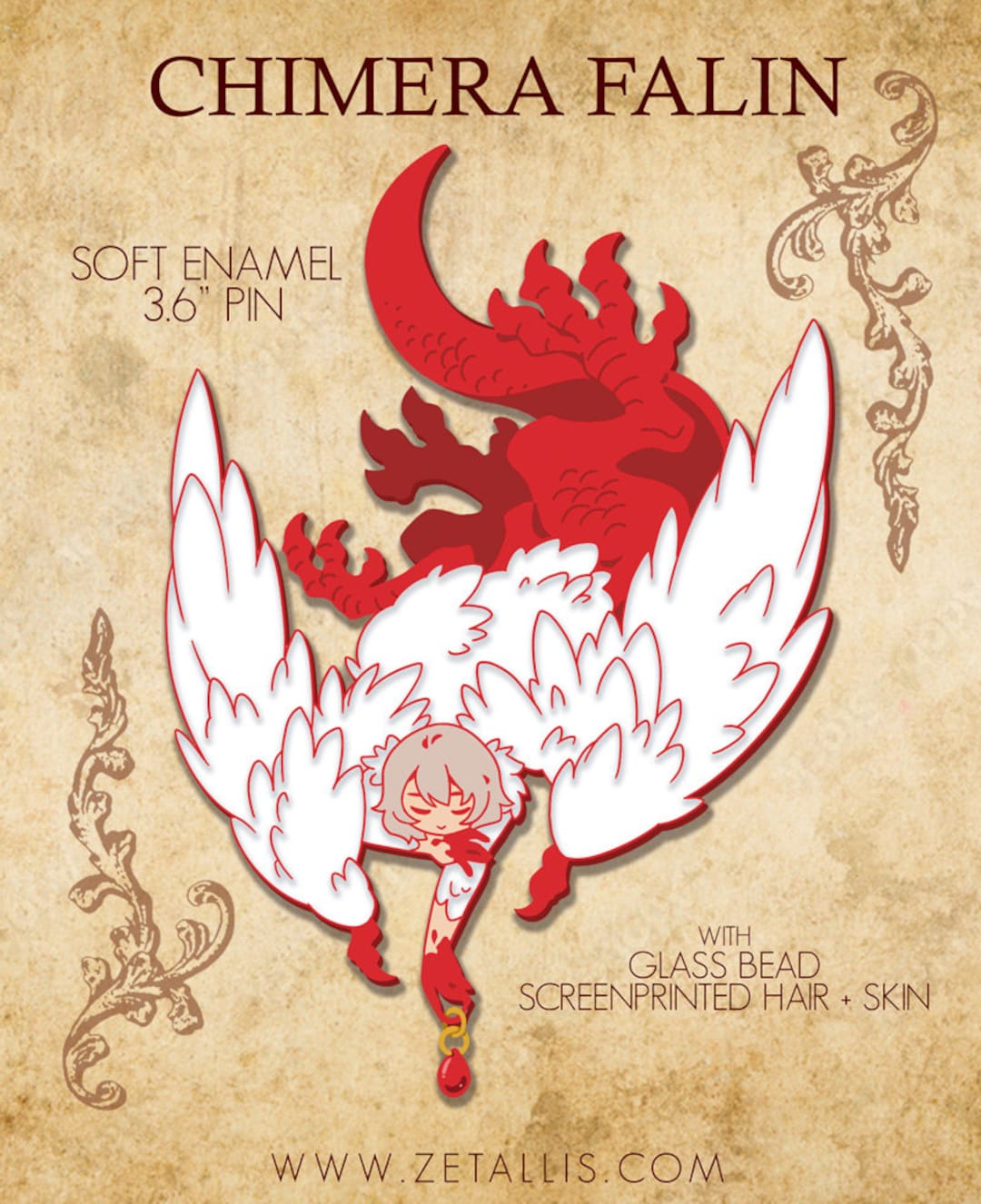 Chimera Falin Dungeon Meshi [enamel Pin] - Etsy