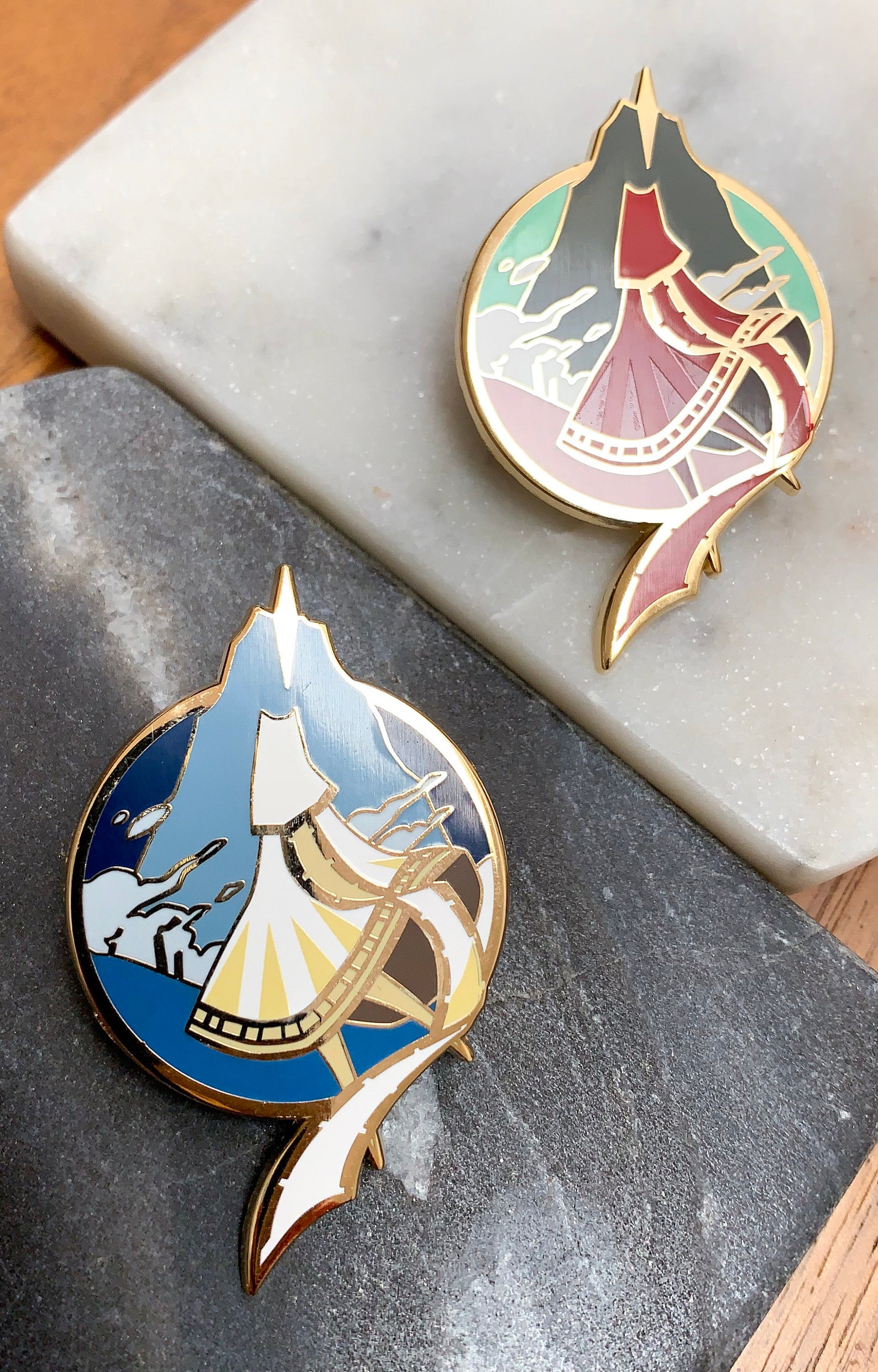 Journey enamel Pin | Etsy