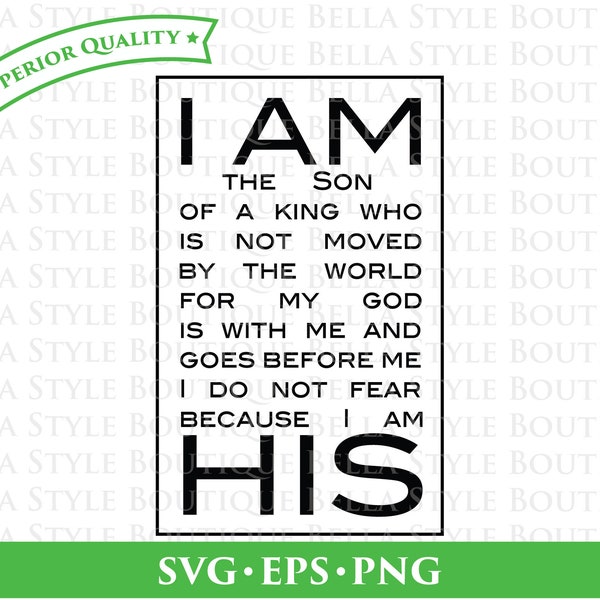 I Am His - Etsy