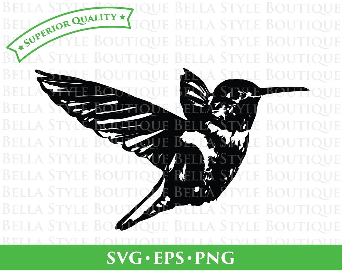 HUMMINGBIRD Svg Png Eps Cut File - Etsy