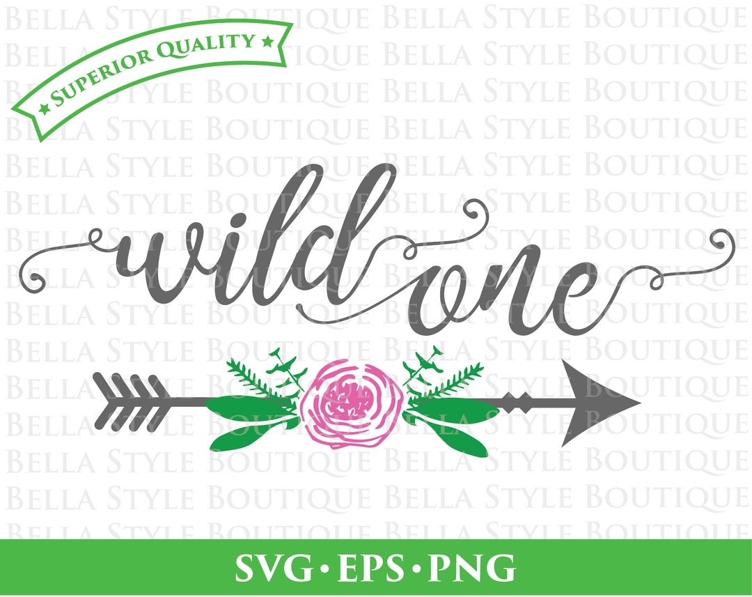 Wild One Baby Girl Nursery Arrow Svg Png Eps Cut File - Etsy