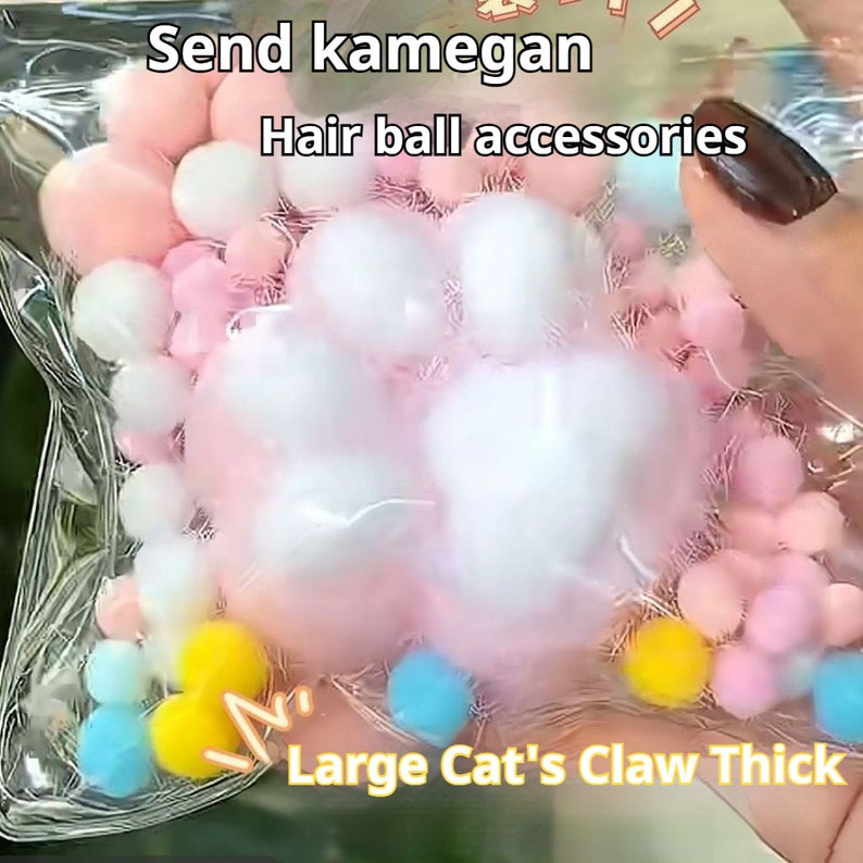Fluffy Cat Paw, Stress Relief Toy, Mochi Taba Soft Fidget Toy, Adult ...