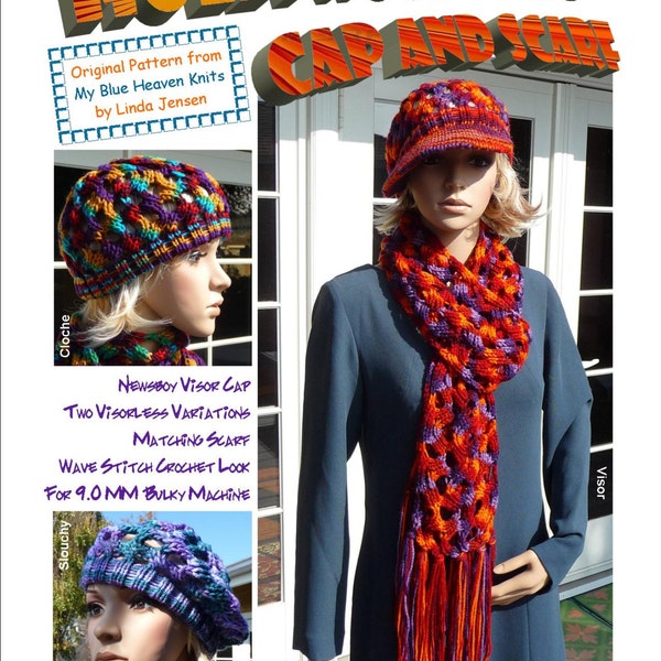 Machine Knit Scarf - Etsy