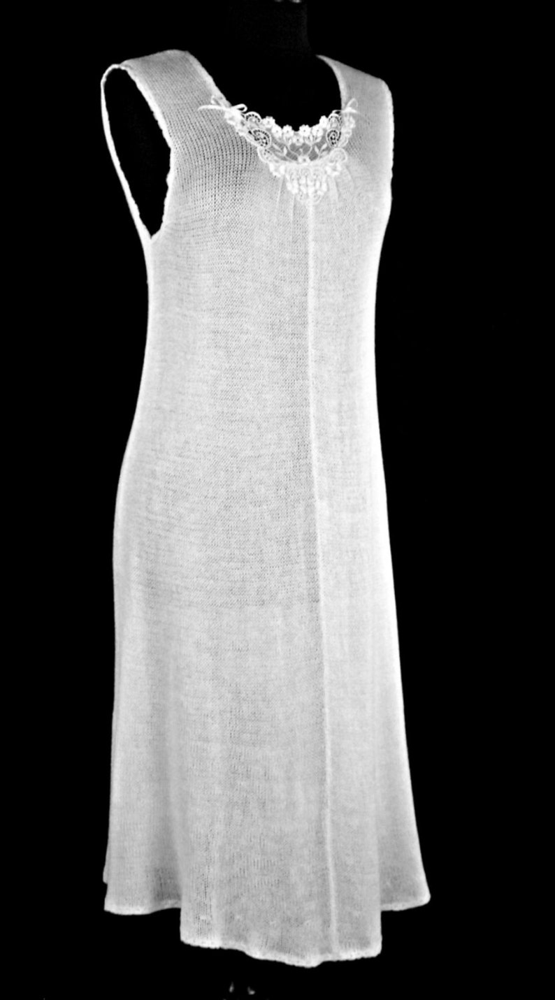 Romantic Nightgown - Machine Knit Pattern - Etsy