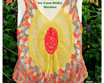 Cutie-pie Top Machine Knit Pattern - Etsy