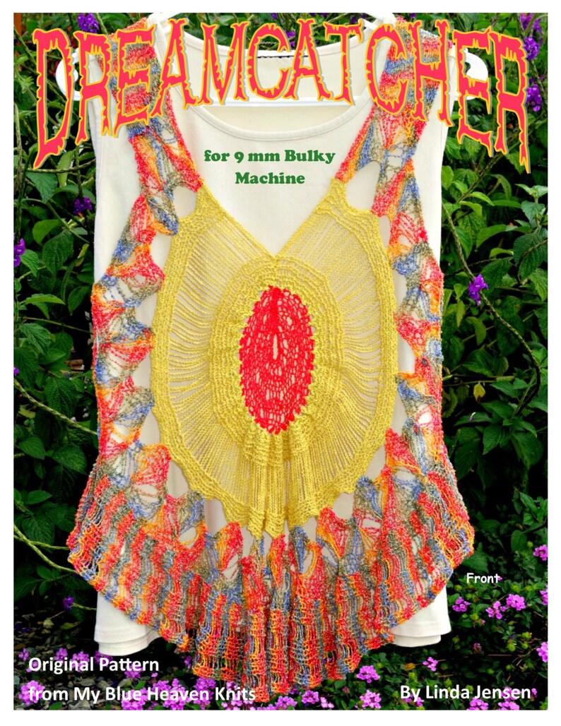 Dreamcatcher Top - Machine Knit Pattern - Etsy