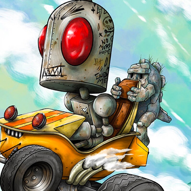 Buggy Ride - 8x10 Inch Giclee JIMBOT Print - Etsy