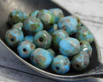 Fire polished beads | Etsy