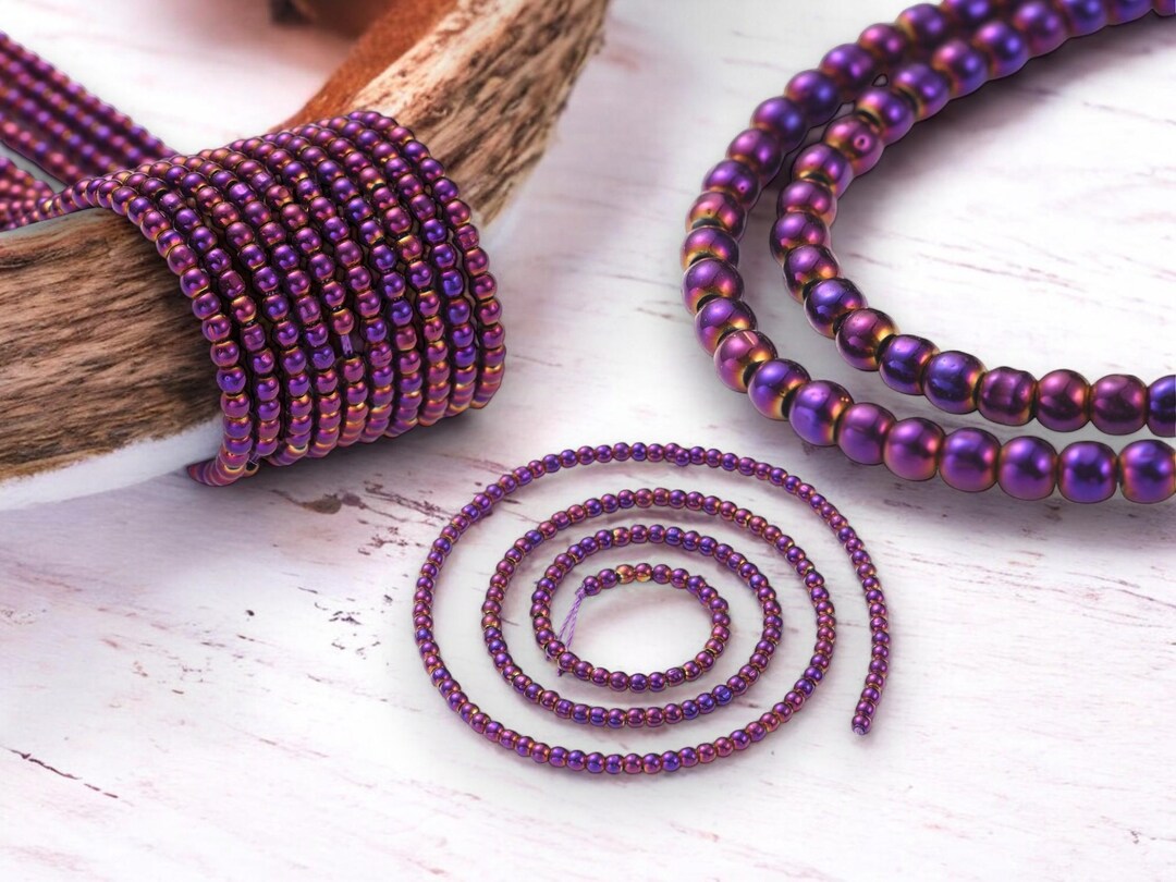 2mm Beads - Spacer Beads - Chinese Glass Beads - Electroplated Beads ...