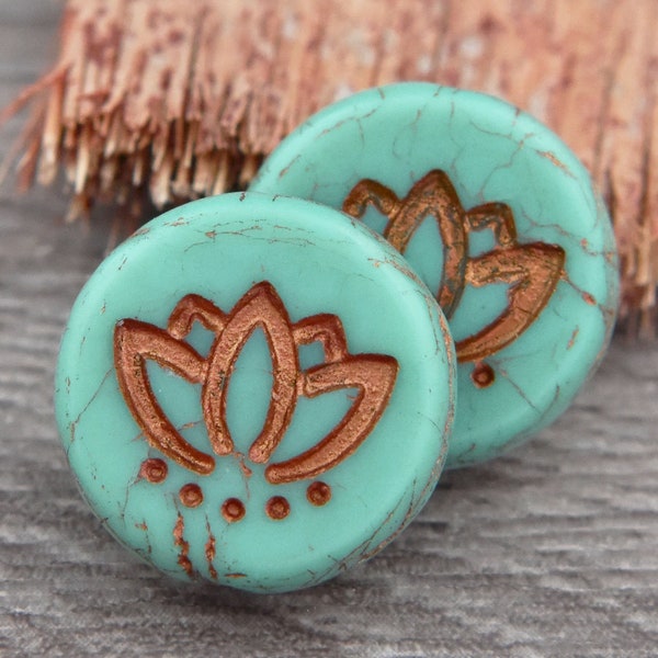 Lotus Flower Beads - Etsy