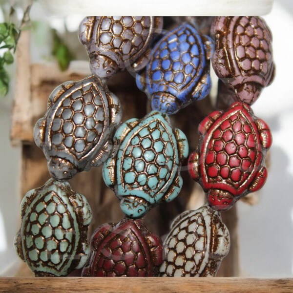 Tortoise Beads - Etsy