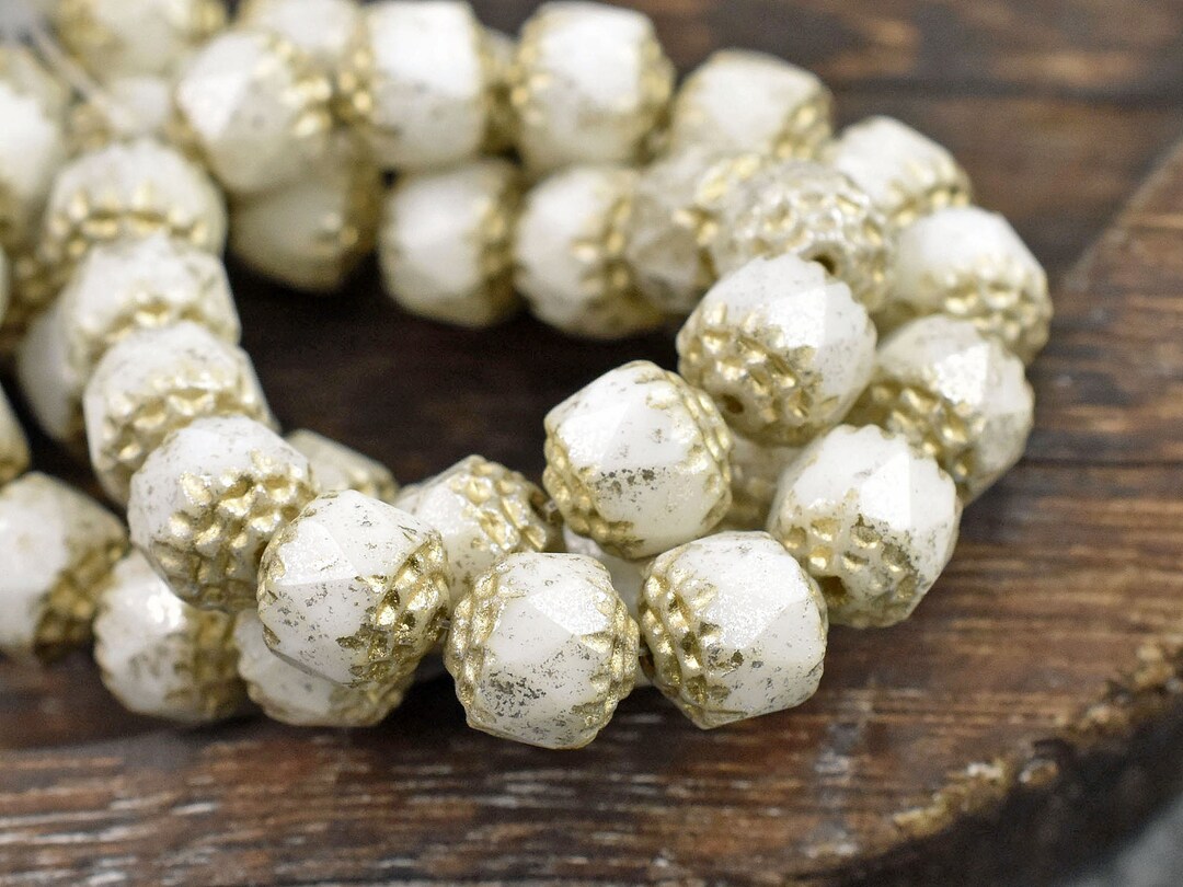 Czech Glass Beads - Cathedral Beads - Fire Polish Beads - Picasso Beads ...