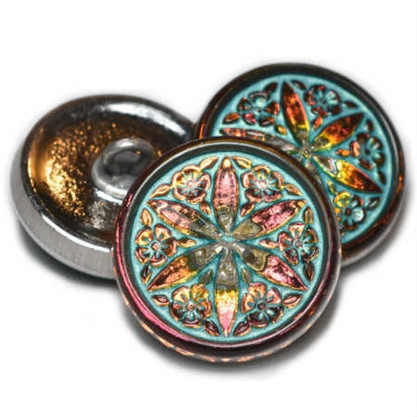 Czech Glass Buttons - Etsy