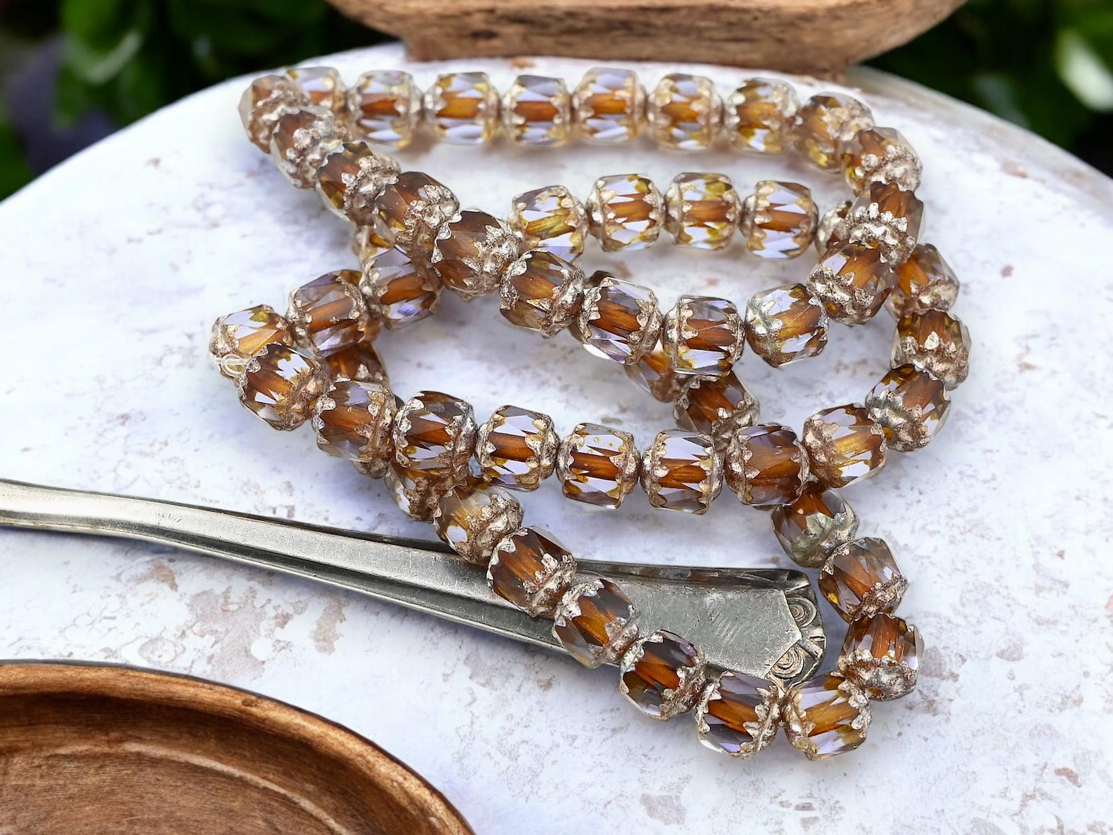 Picasso Beads - Cathedral Beads - New Czech Beads - Czech Glass Beads ...
