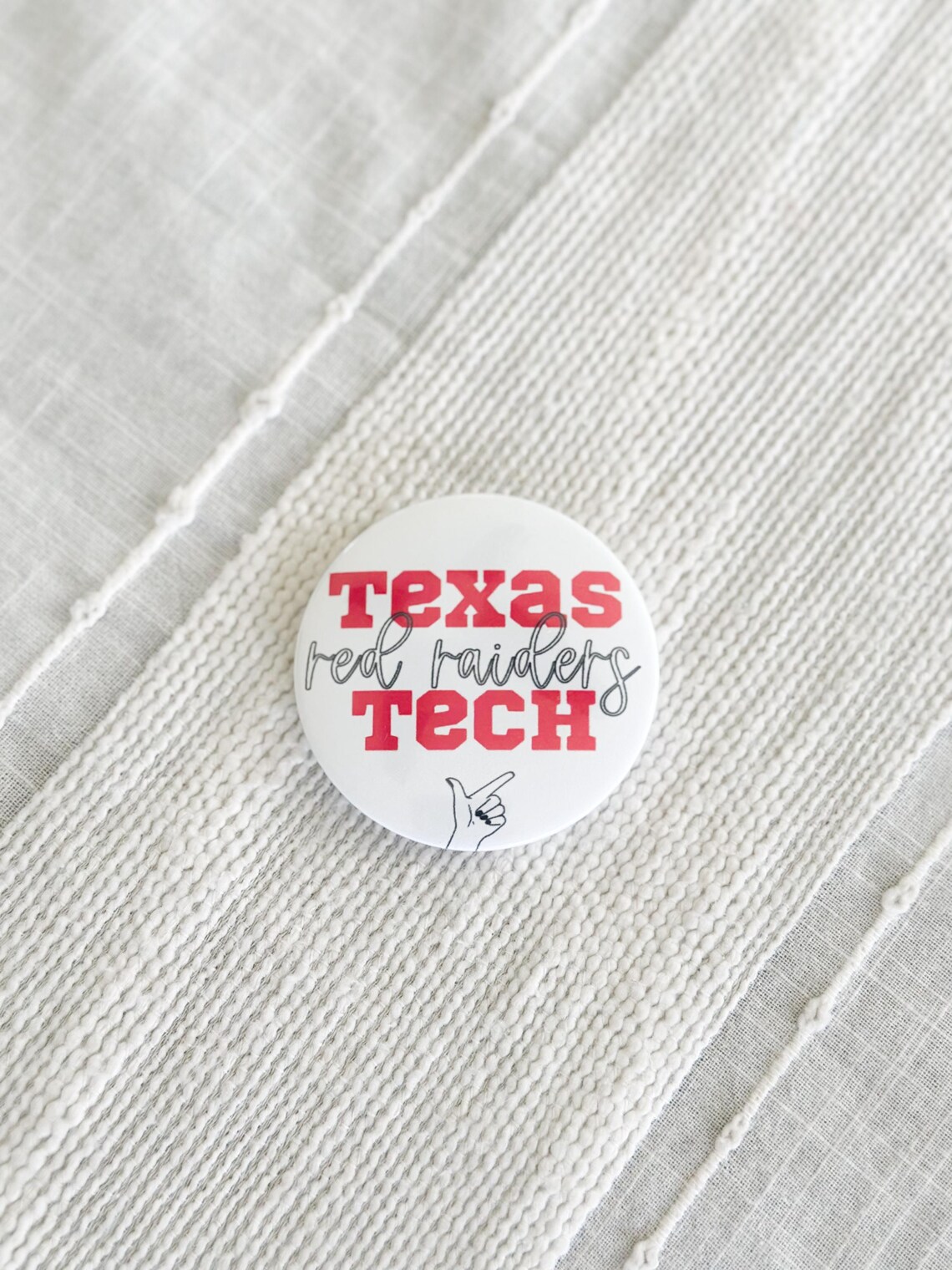 Texas Tech Gameday Pin Raiders Pin Gameday Button Game Day Accessories ...