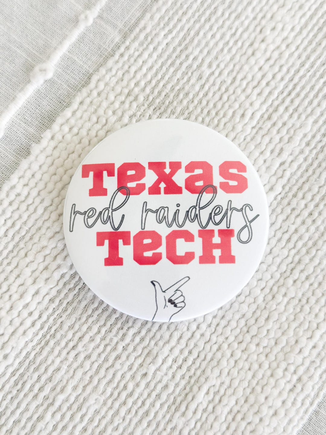 Texas Tech Gameday Pin Raiders Pin Gameday Button Game Day Accessories ...