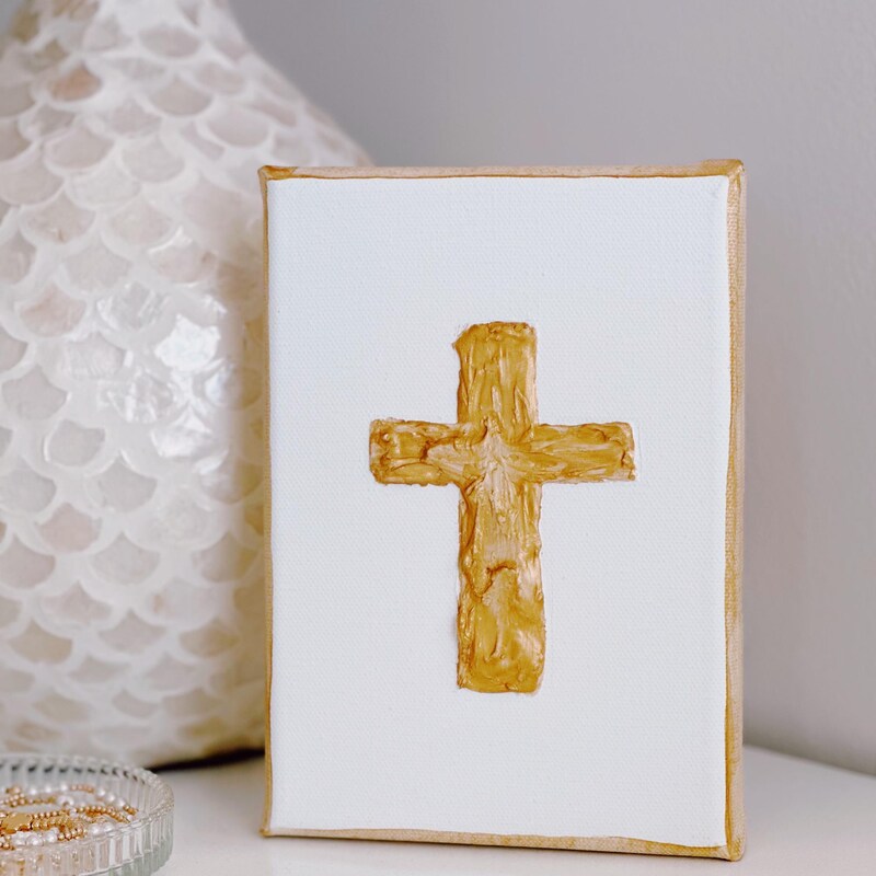 Cross Canvas - Etsy