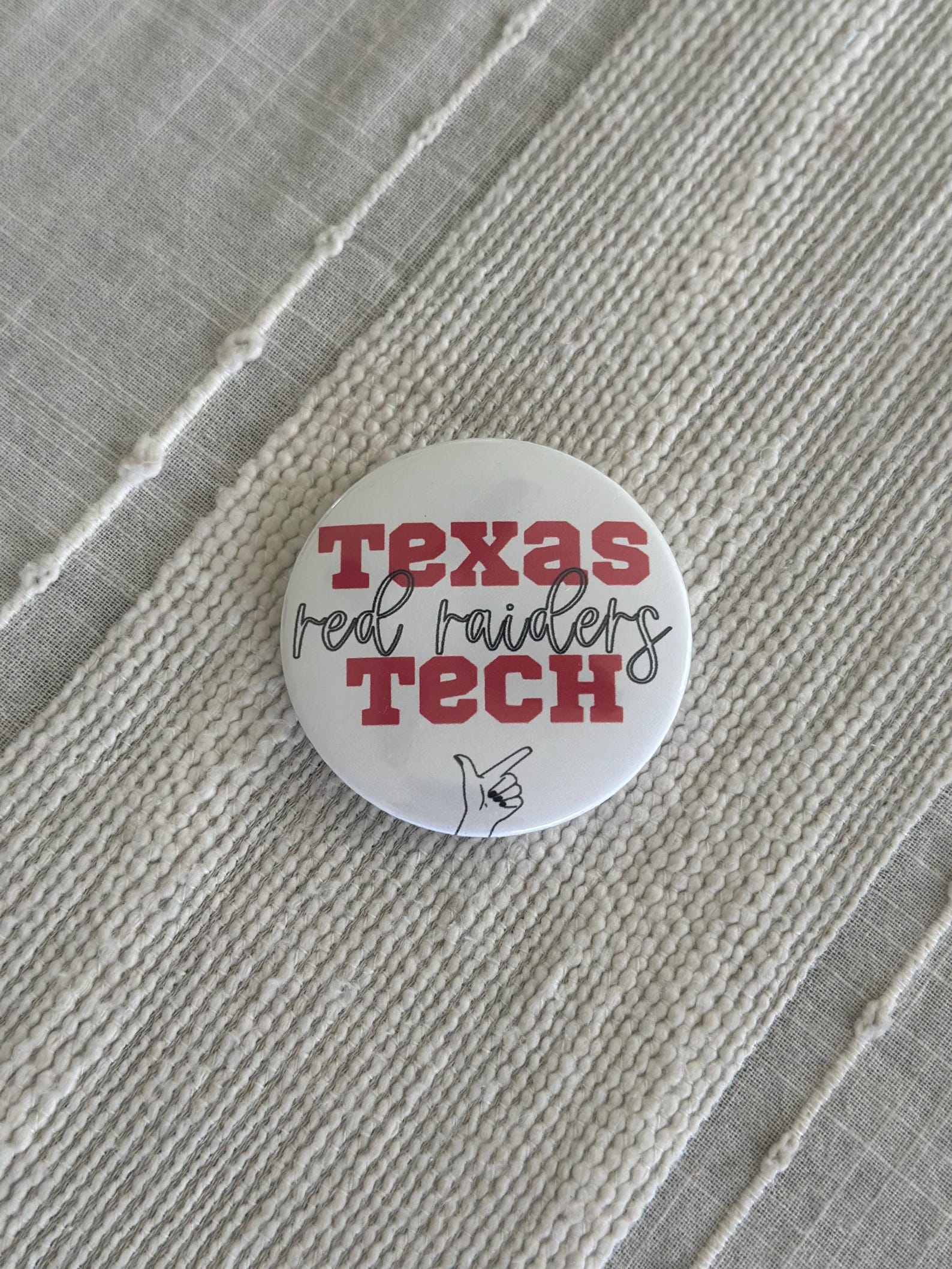 Texas Tech Gameday Pin Raiders Pin Gameday Button Game Day Accessories ...