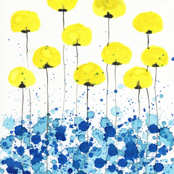 Red Yellow Aqua Blue - Etsy