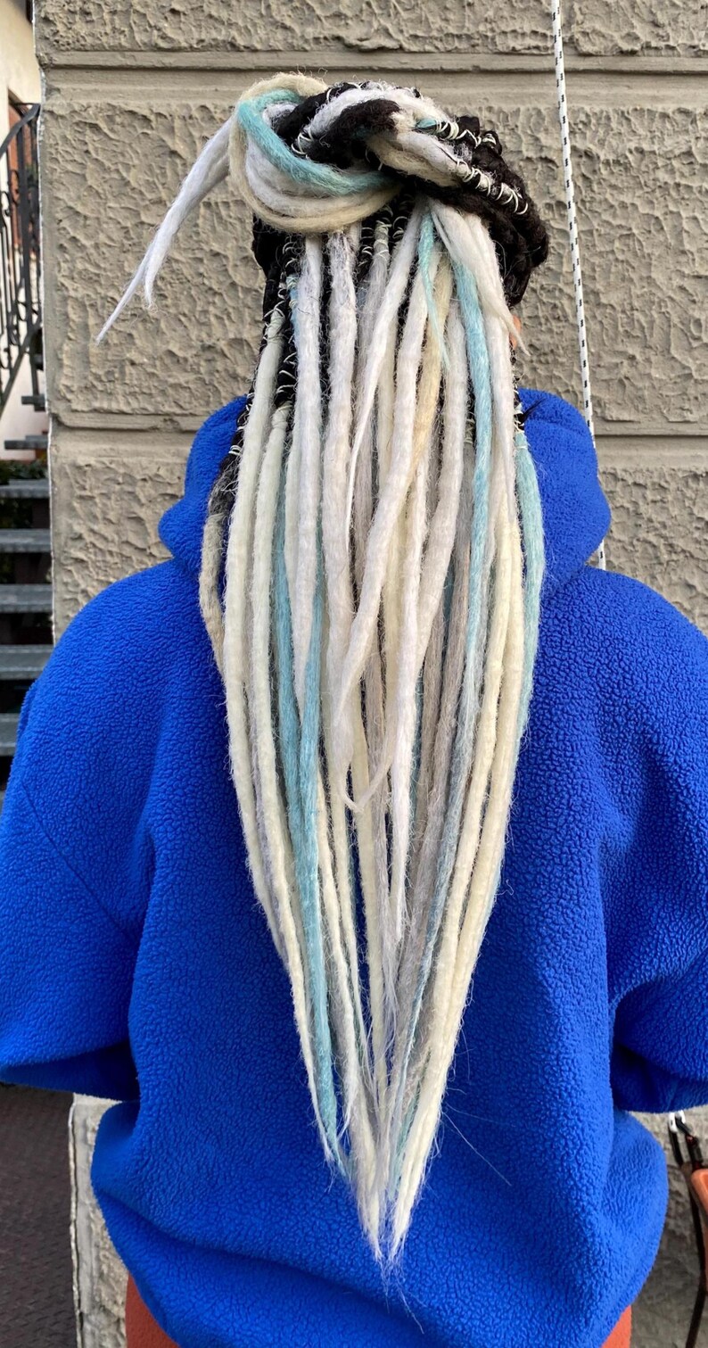 Synthetic Dreadlocks Curly Mix 55-60cm Single and Double Ended ...