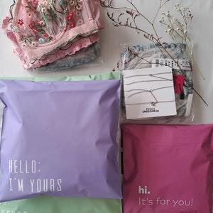 Flower Embroidered Lingerie Set Floral Sheer Bra Pink Bra Gifts for Her ...