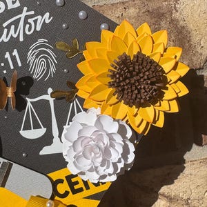Forensic Science Grad Cap Topper Criminal Justice Custom Grad Cap ...