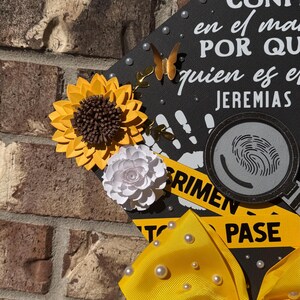 Forensic Science Grad Cap Topper Criminal Justice Custom Grad Cap ...