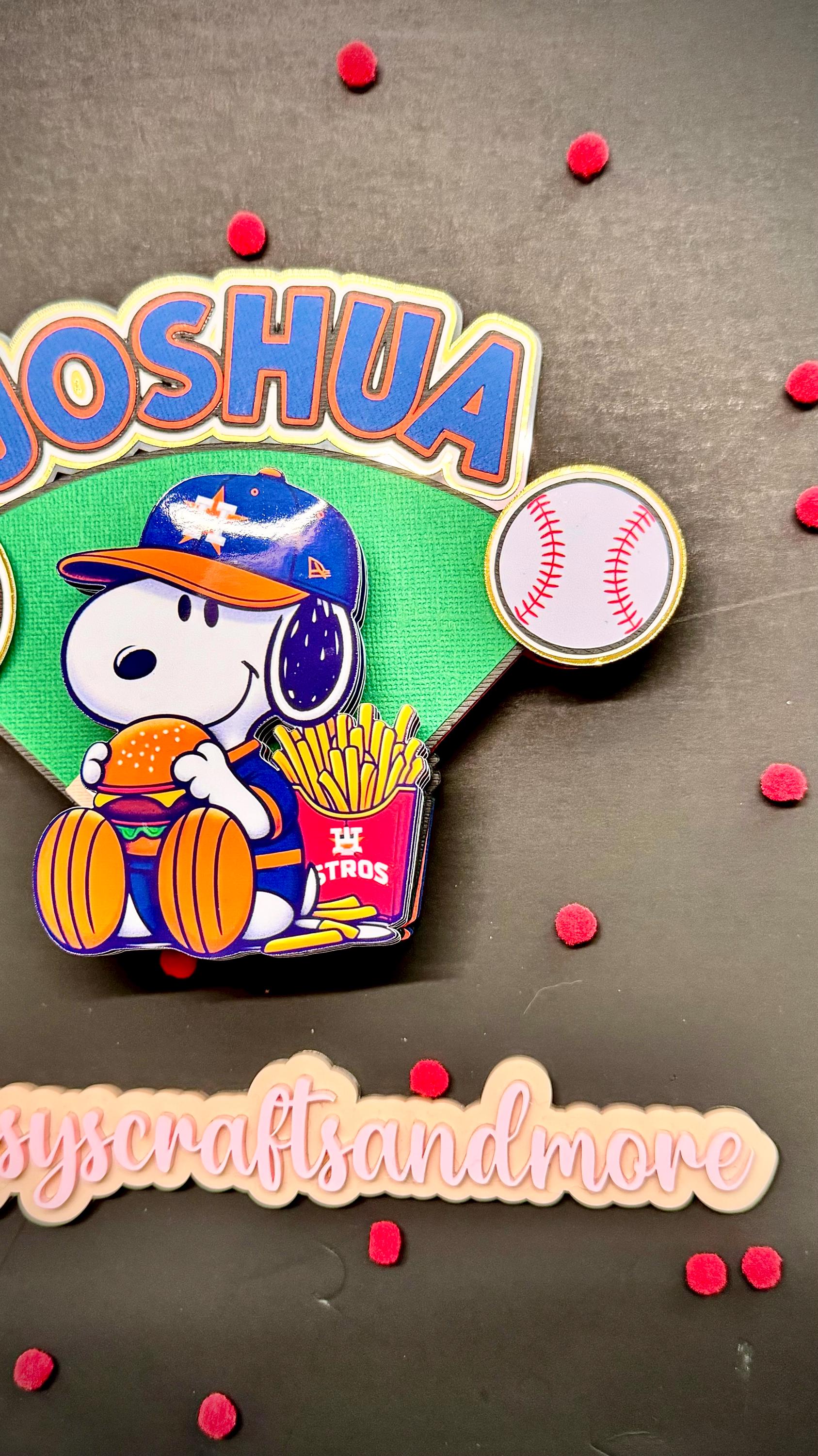 Baseball Cake Topper Cake Topper Boys Baseball Party Baseball Theme ...
