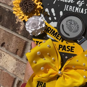 Forensic Science Grad Cap Topper Criminal Justice Custom Grad Cap ...