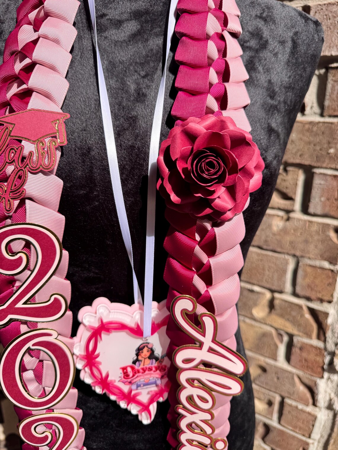 Maroon Grad Lei | Class of 2026 | 2026 Senior | Promotion Gift ...