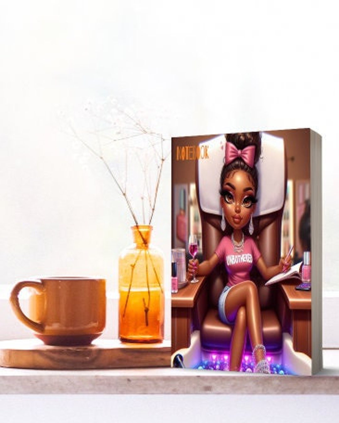 Black Girl Magic Notebook: Unbothered Collection | Writing Notebook ...