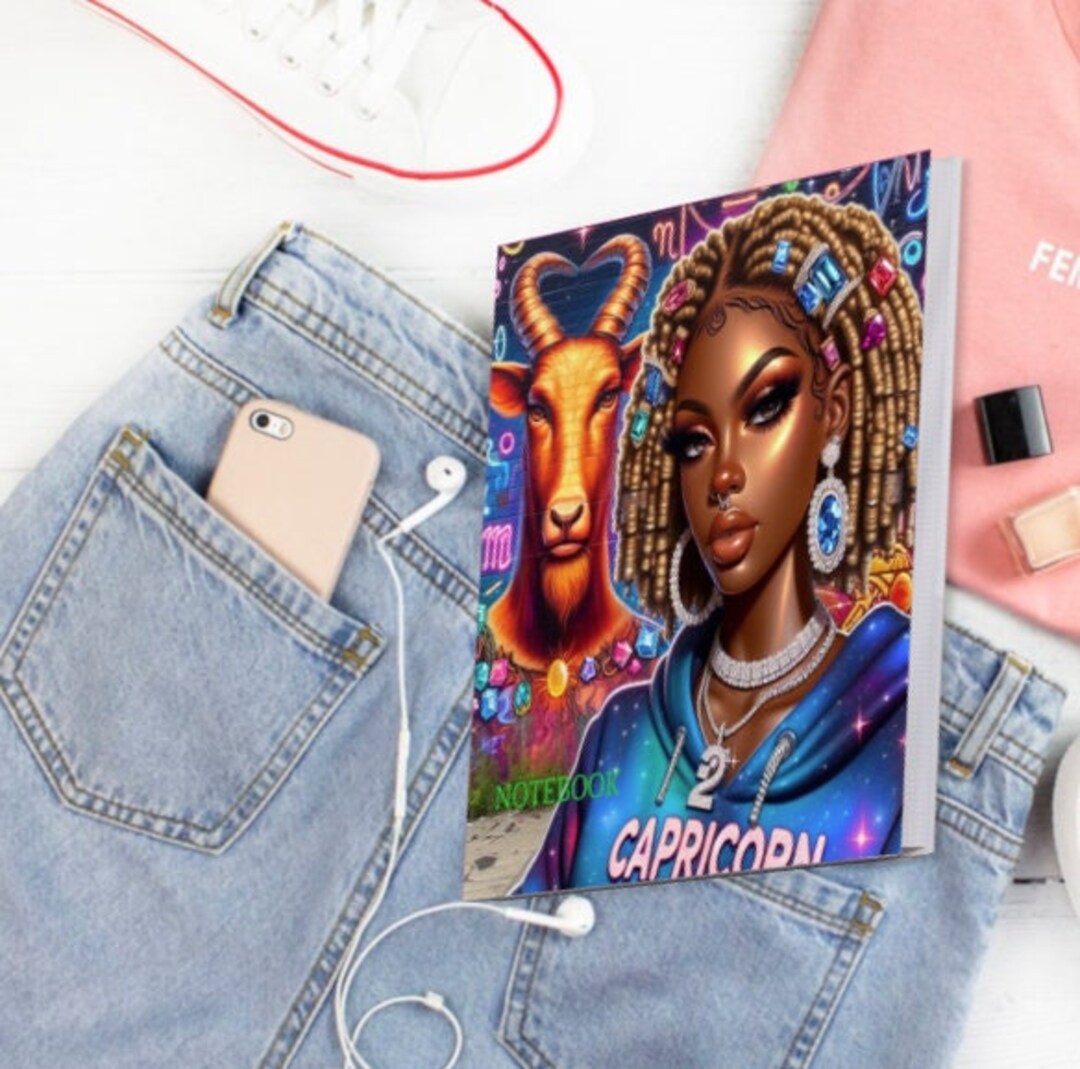 Black Girl Magic Notebook: Zodiac Collection | Writing Notebook Journal ...