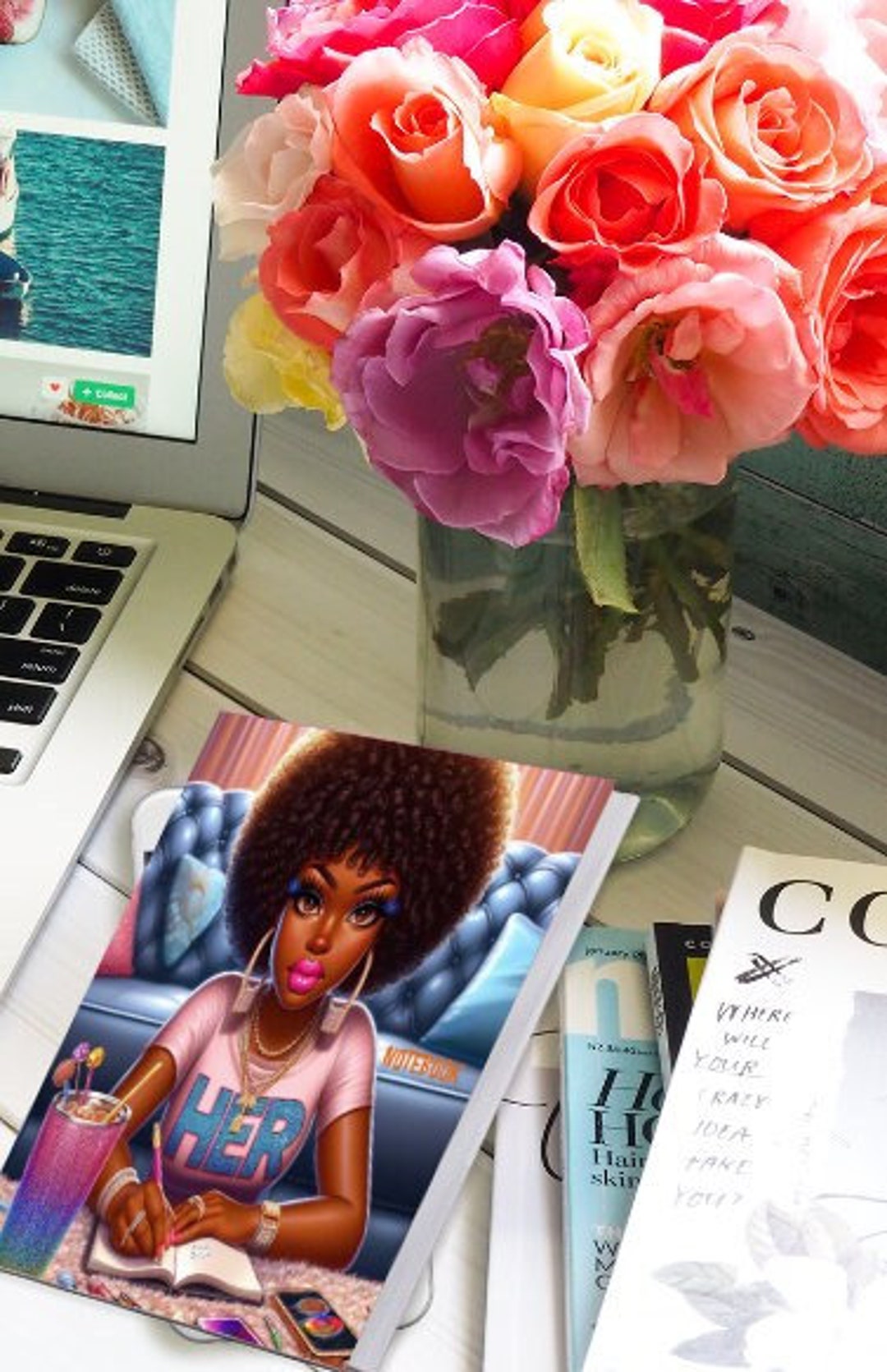 Black Girl Magic Notebook: Her Collection | Writing Notebook Journal ...