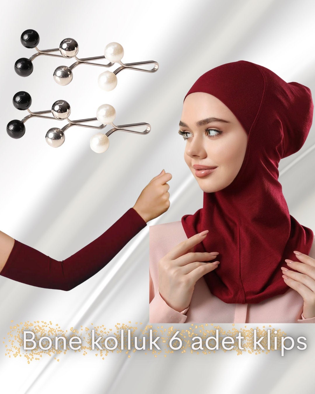 Buy 2 Set Get 1 FREE , Cap Under Hijab, Ninja Under Hijab, Head Wrap ...