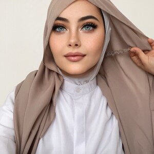 Instant Chiffon Hijab: Ready to Wear Crepe Scarf - Etsy