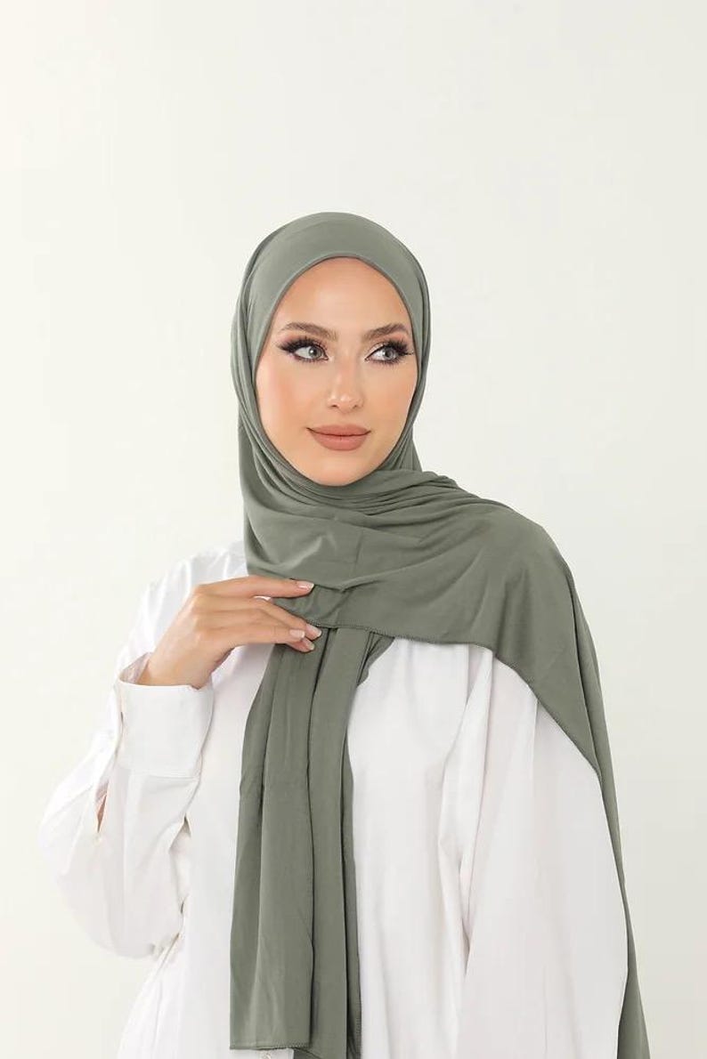 Buy 2 Get 1 FREE!, Premium Luxury Jersey Hijab, Cotton Hijab Wrap, Head ...