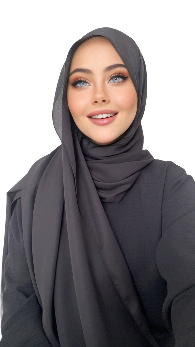 Instant Chiffon Hijab: Ready to Wear Crepe Scarf - Etsy
