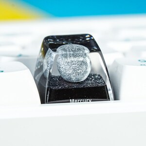 SALE 50% Planet Keycap, Solar Systerm Keycap, Galaxy Keycap, Universe ...