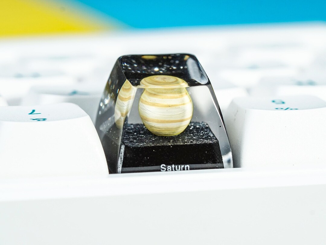 PREMIUM Saturn Planet Keycap, Solar Systerm Keycap, Earth, Moon,galaxy ...