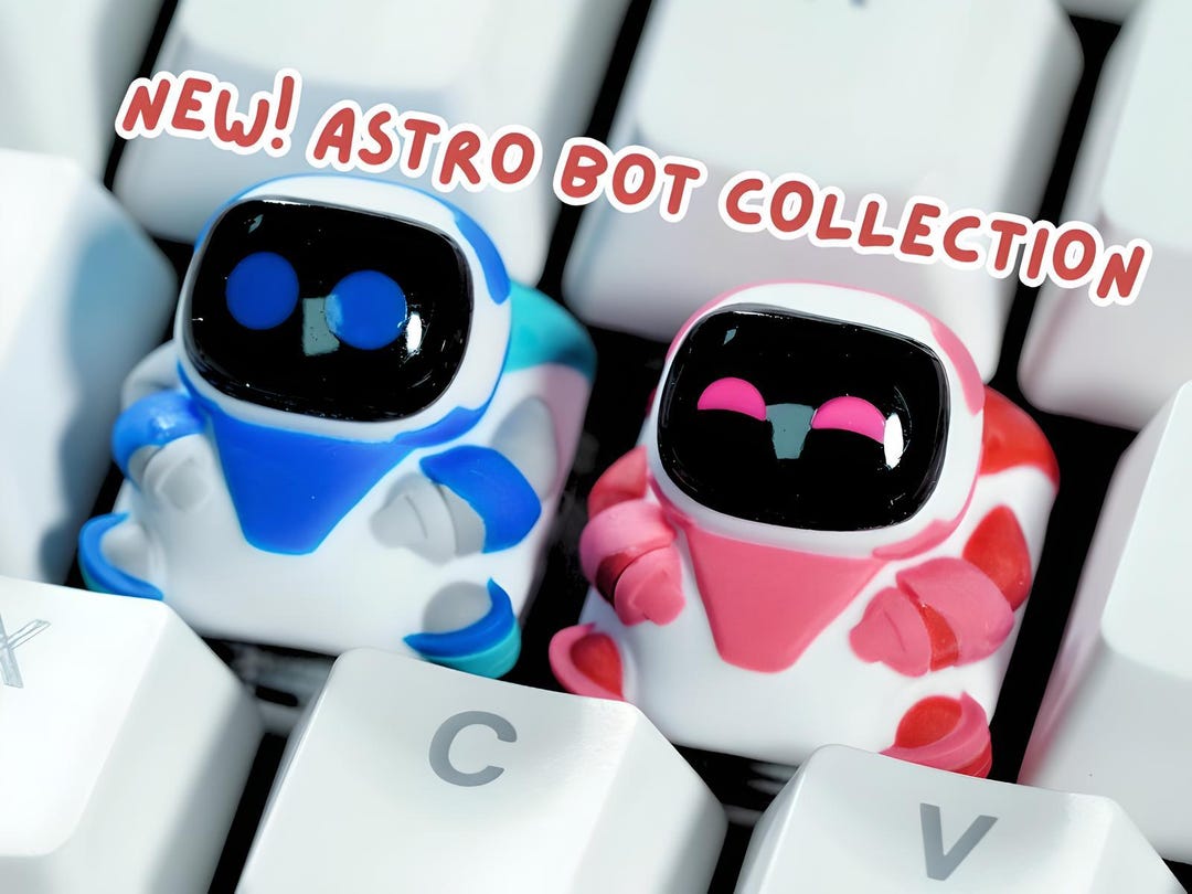 LIMITED SALE 50% Astro Bot Keycap, Gaming Keycap, Keycap for MX ...