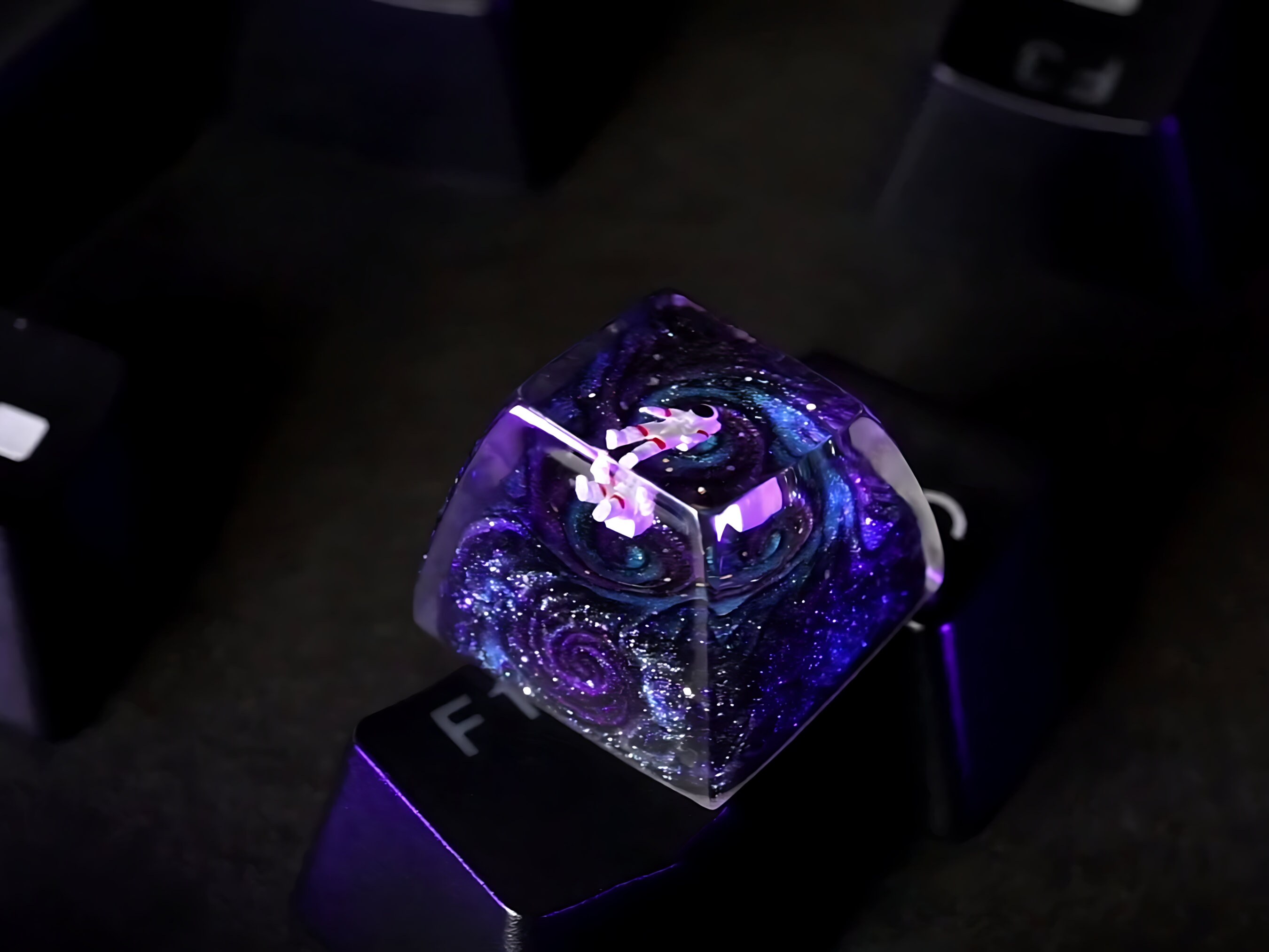 Astronaut Keycap, Interstellar Keycap, Artisan Keycap, Galaxy ...